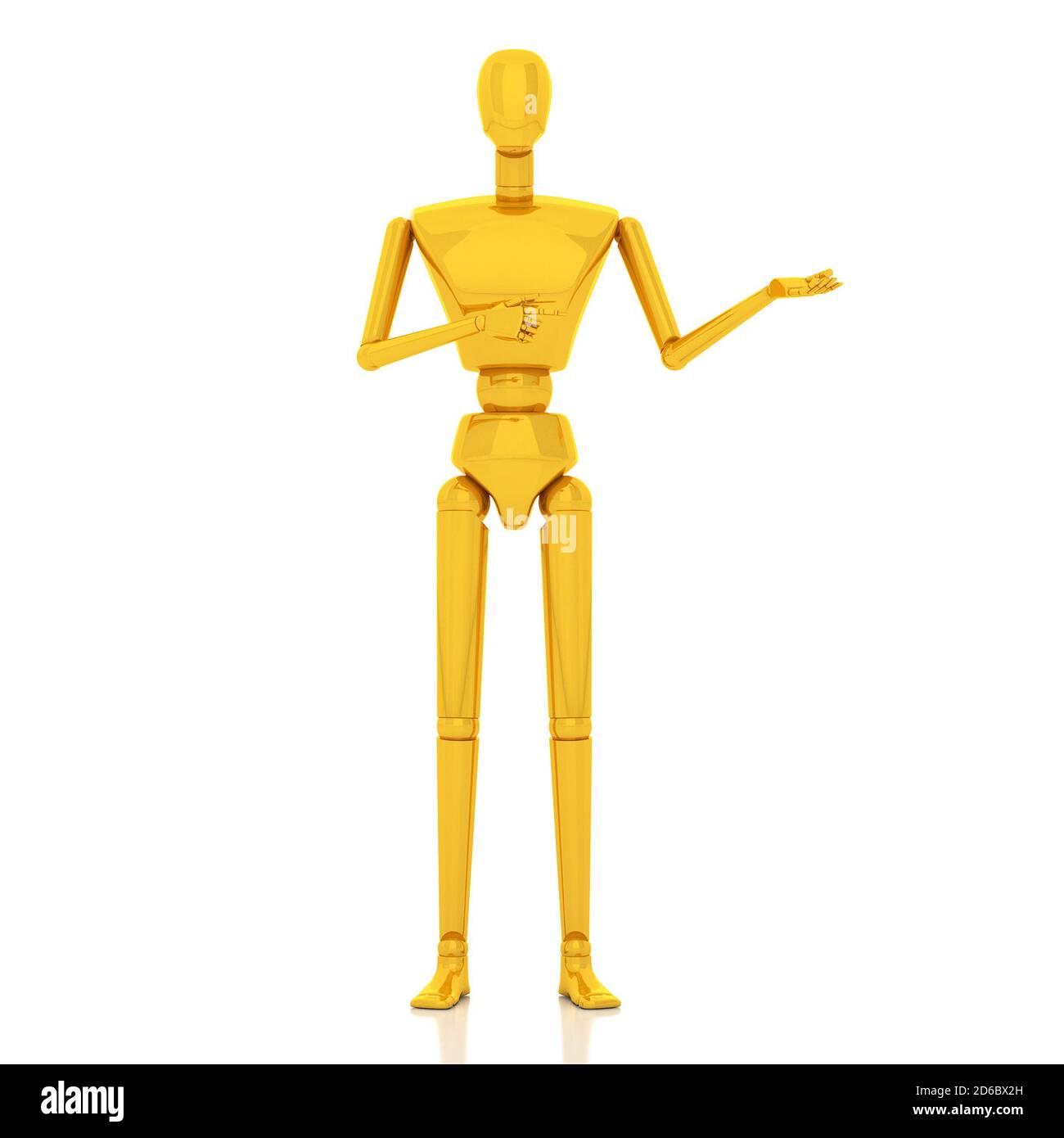 3d man holding sign board hi-res stock photography and images - Alamy