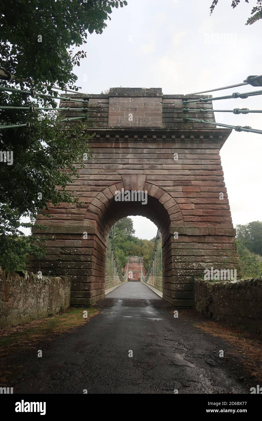 The Anglo-Scottish border. Great Britain. UK Stock Photo - Alamy