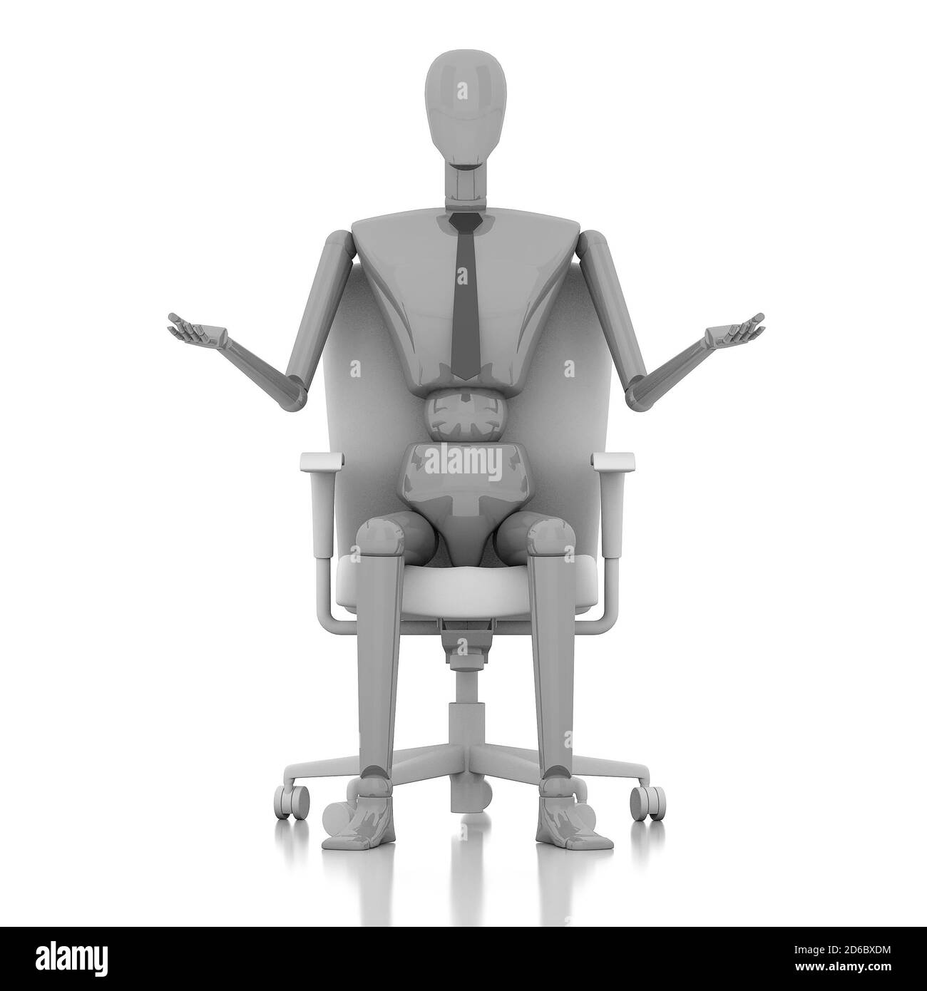 Achievement concept happy businessman Black and White Stock Photos ...