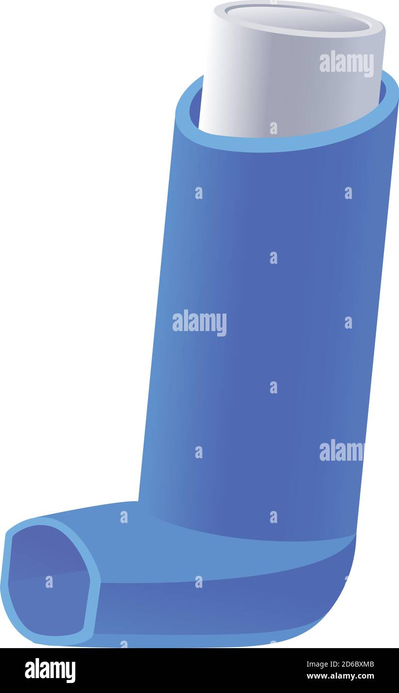 Personal inhaler icon. Cartoon of personal inhaler vector icon for web ...