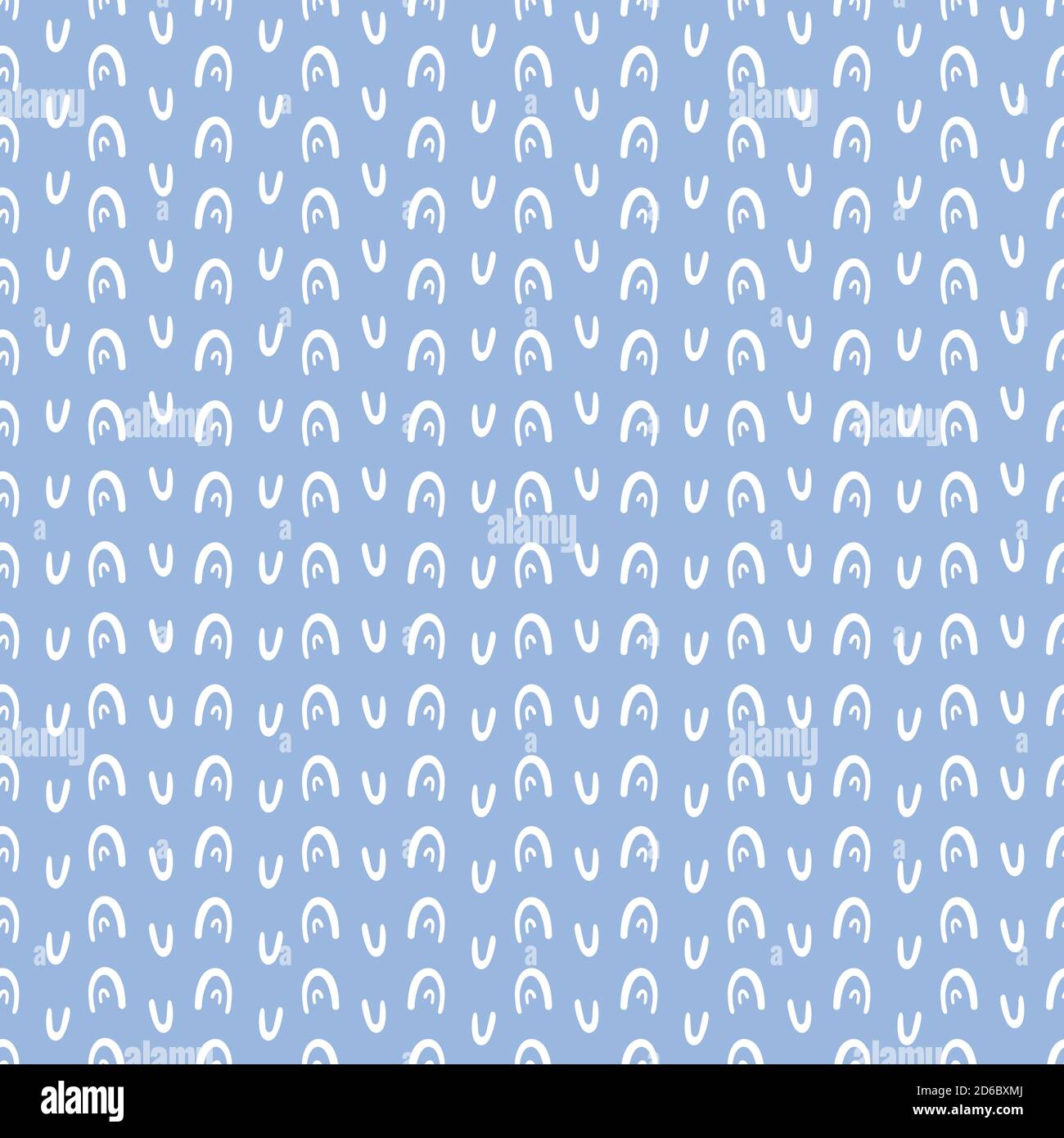 Abstract curve pattern background design in blue and white, cute ...