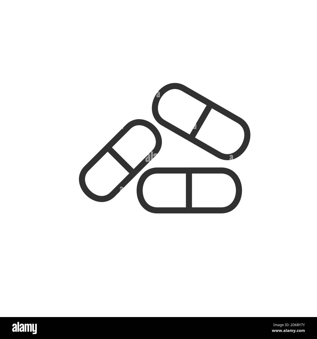 Drugs line and glyph icon, pharmacy and medicine, pills sign, Stock ...
