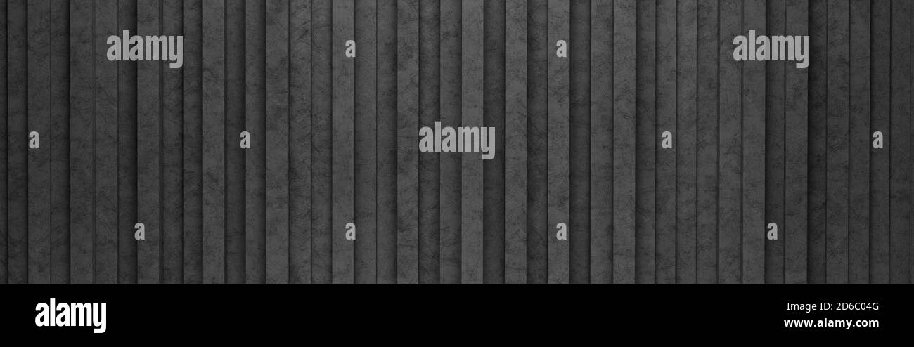 Black Vertical Stripes 3D Pattern Background Stock Photo - Alamy