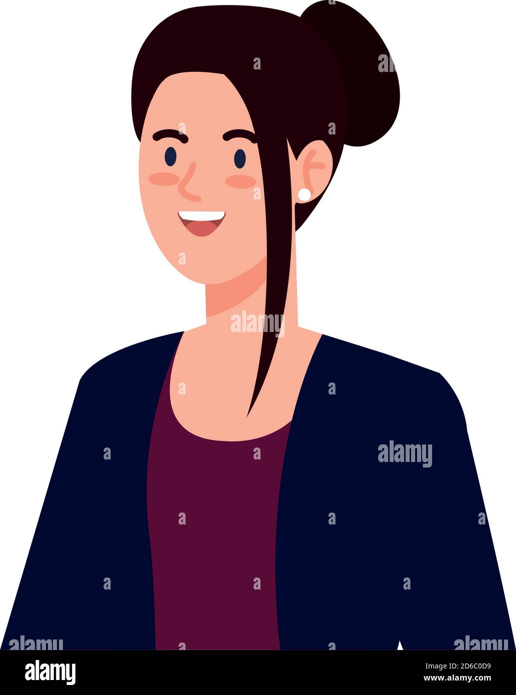 Isolated woman cartoon vector design Stock Vector Image & Art - Alamy