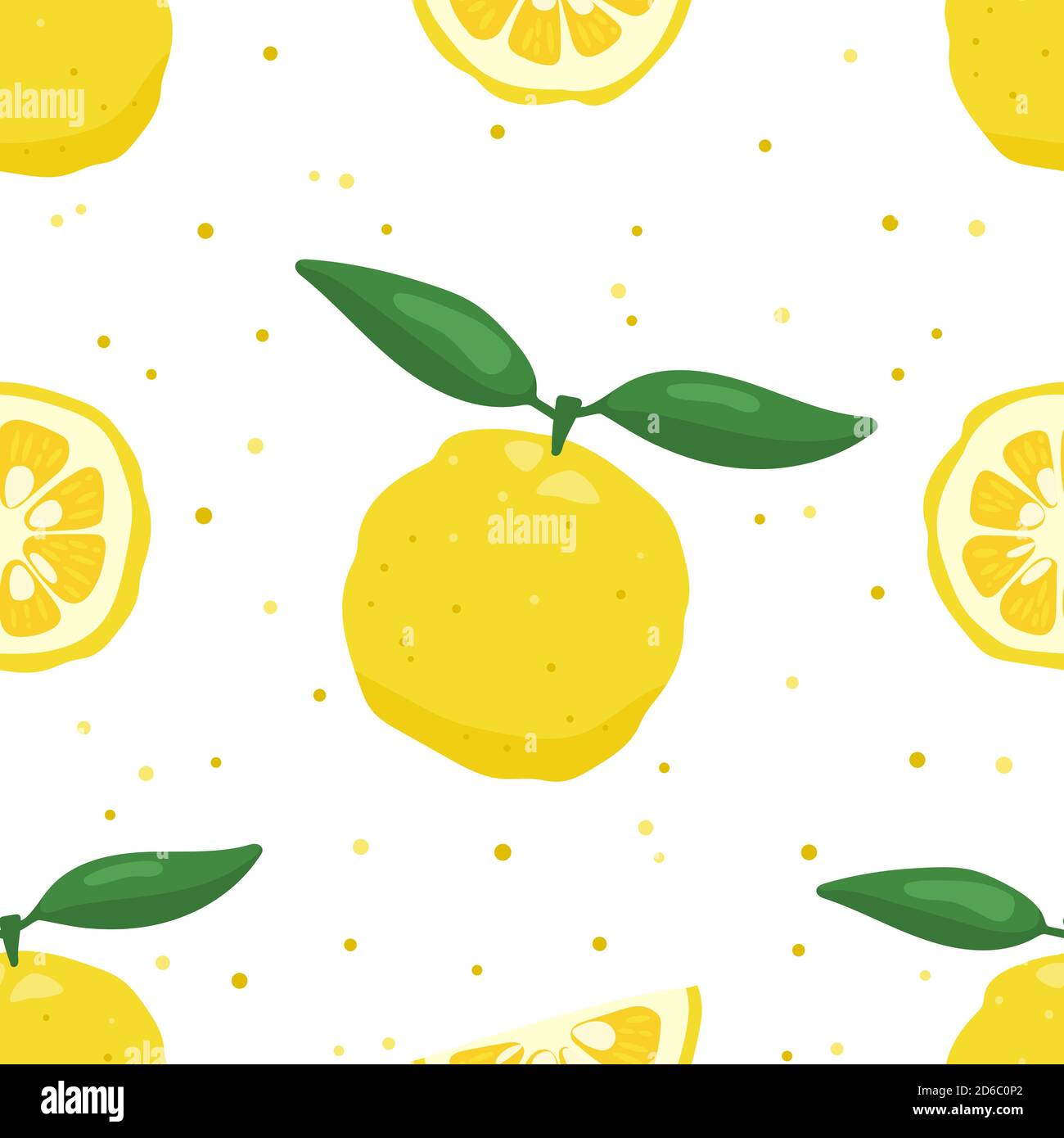 Yuzu japanese citron fruit seamless pattern vector illustration Stock ...