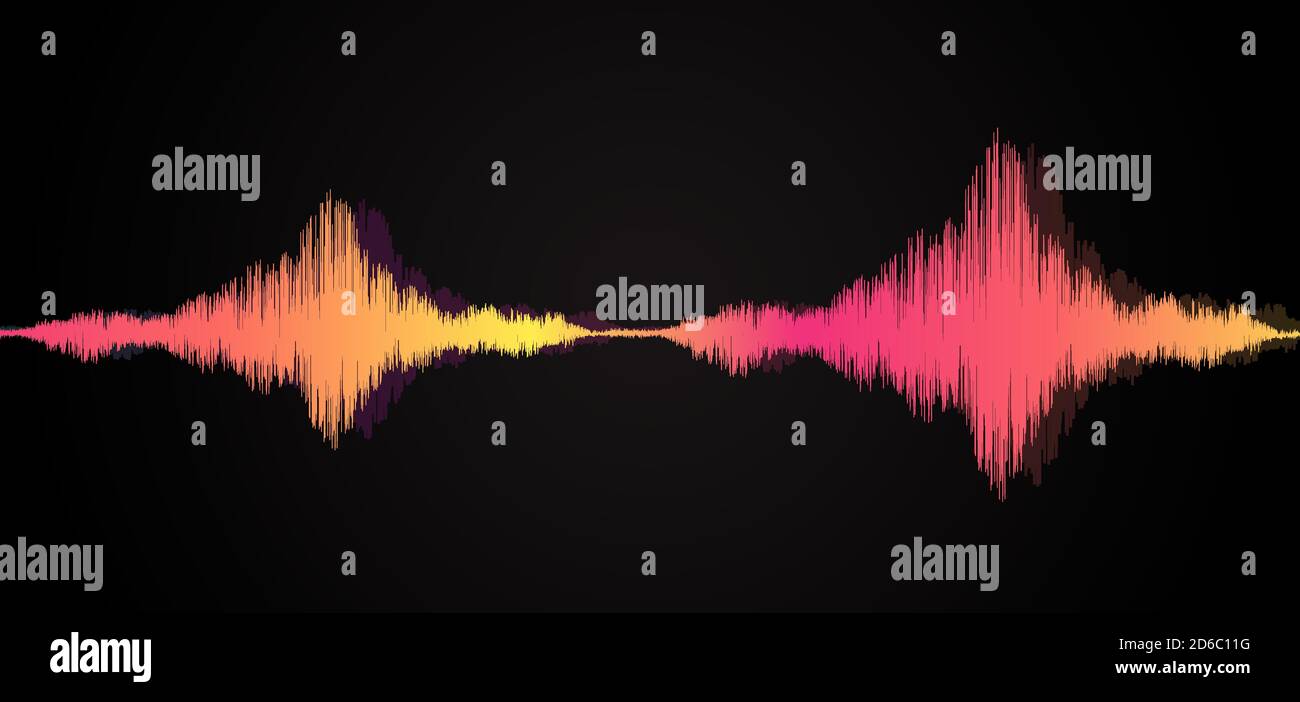 Sound line wave pattern design modern style. vector illustration Stock ...
