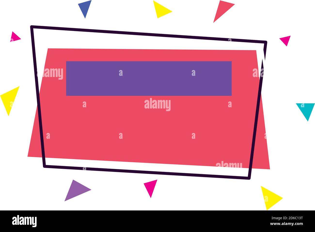 Isolated banner icon vector design Stock Vector Image & Art - Alamy