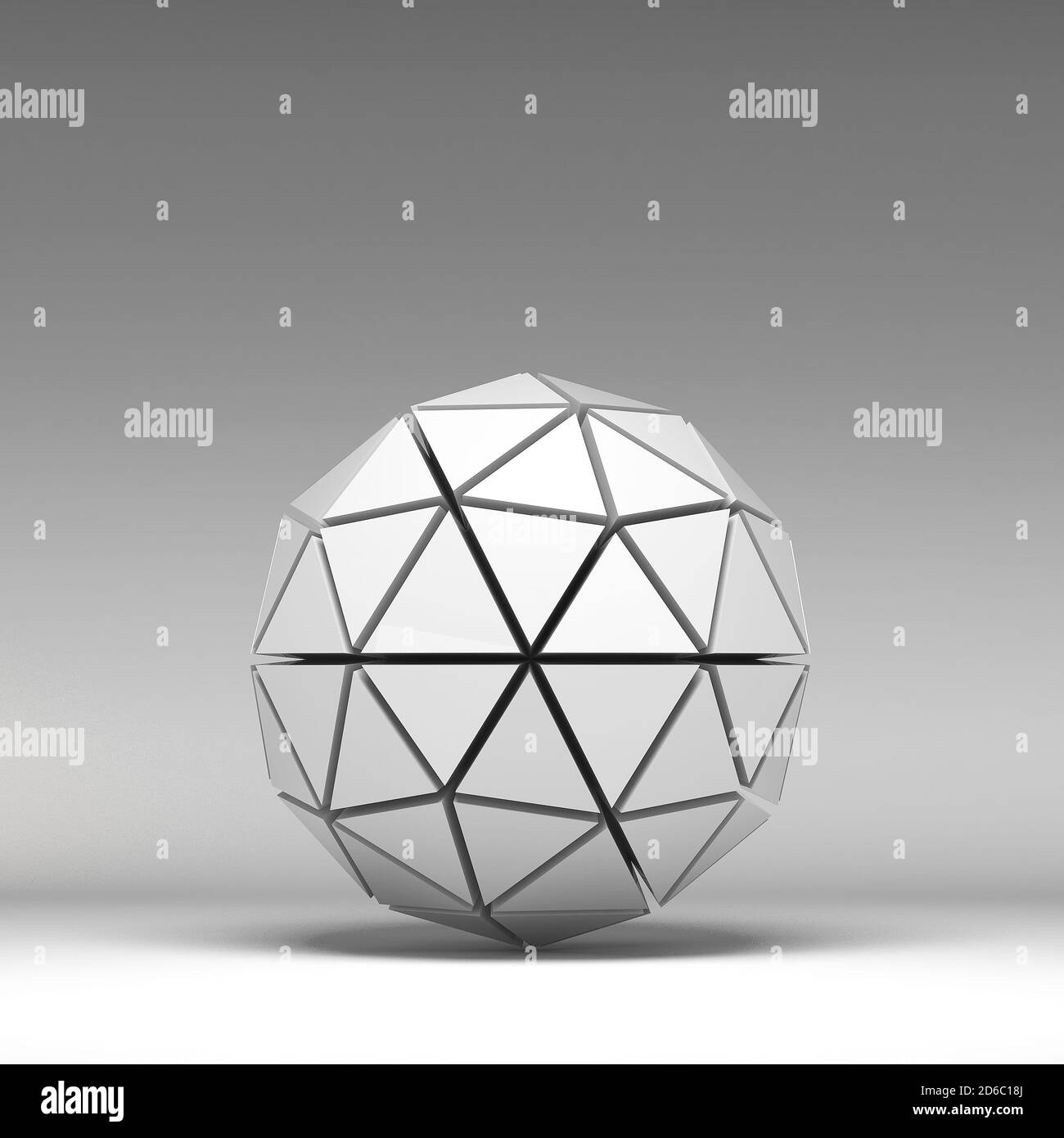 3d illustration basic geometric shapes Stock Photo - Alamy