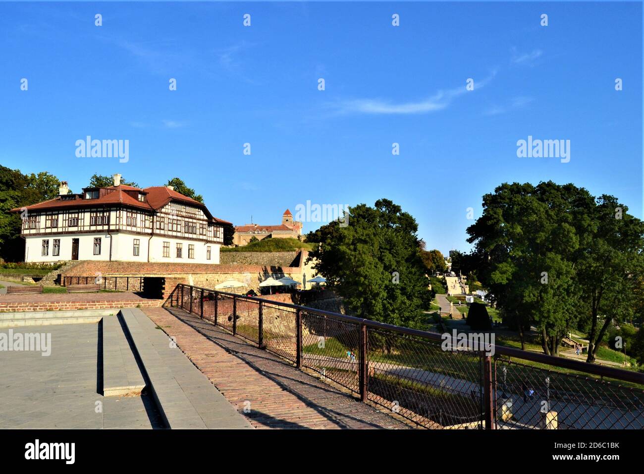 Belgrade Castle and Ottoman style pavilion Stock Photo - Alamy
