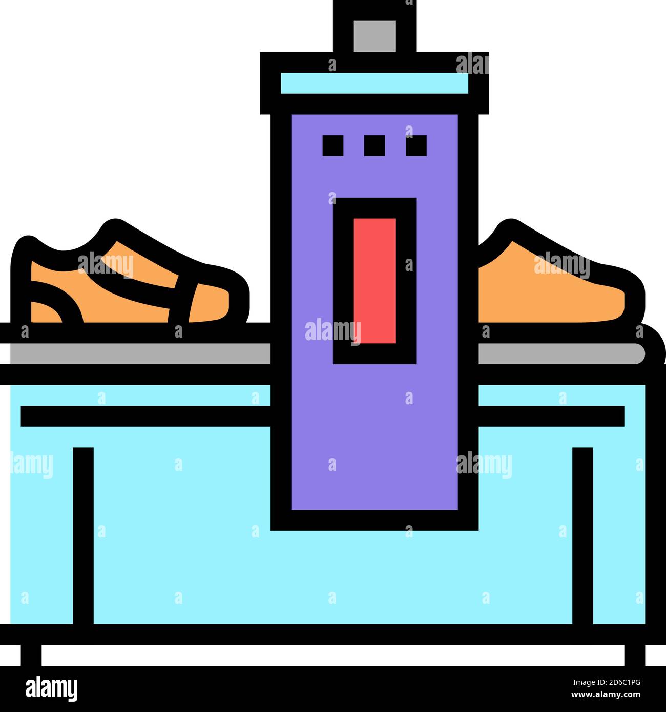 shoes making machine color icon vector illustration Stock Vector Image ...