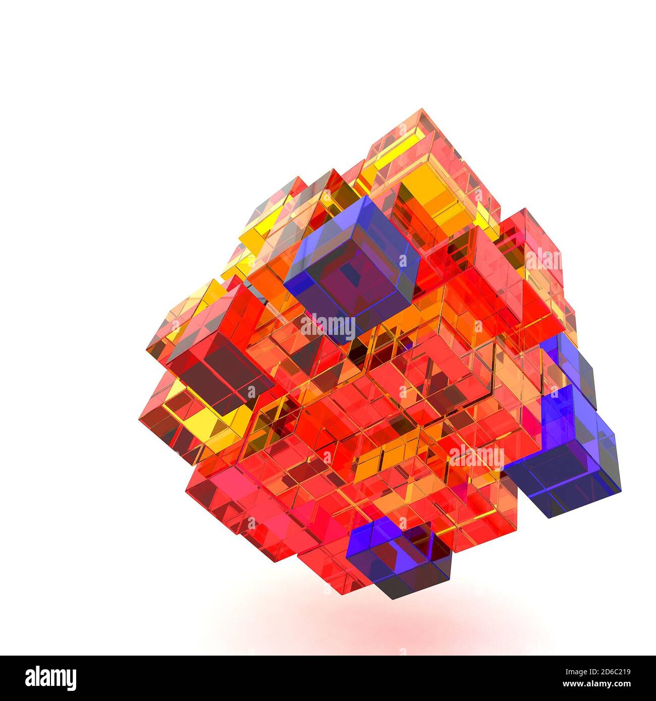 3d illustration basic geometric shapes Stock Photo - Alamy