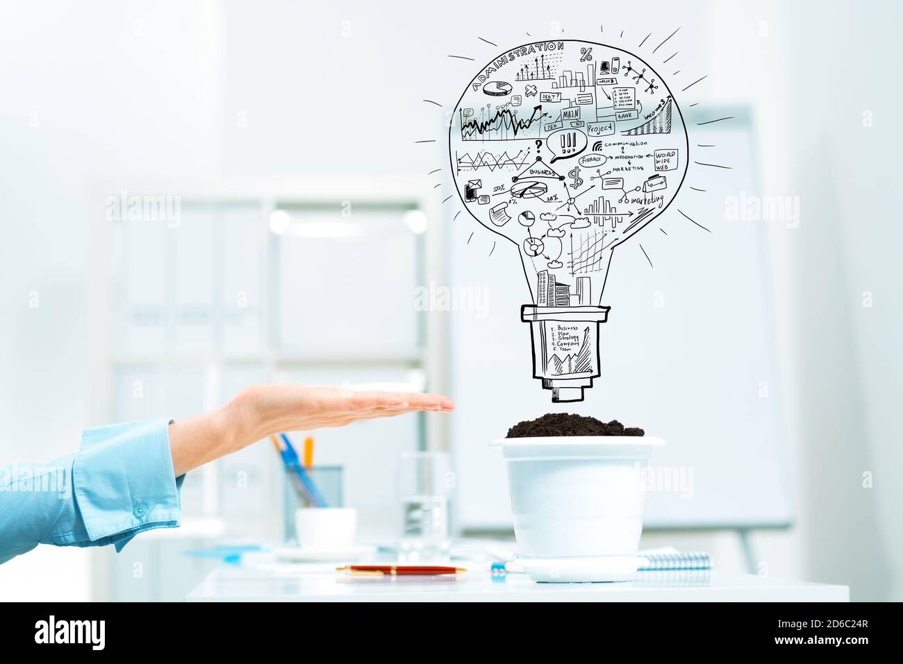 Invest and grow your income Stock Photo - Alamy