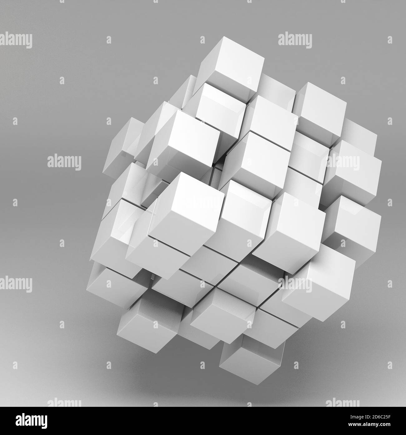 3d illustration basic geometric shapes Stock Photo - Alamy