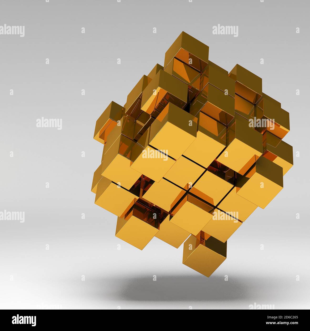 3d illustration basic geometric shapes Stock Photo - Alamy