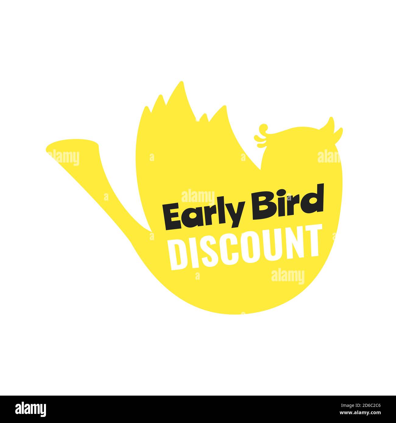 Early bird special offer discount sale event banner flat style design ...