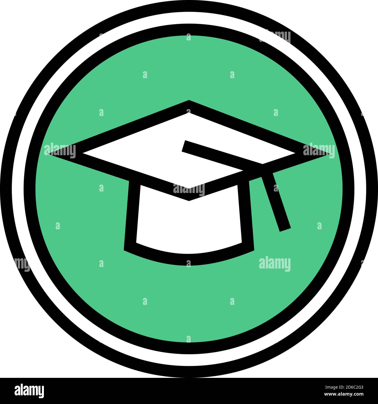 education building sign color icon vector illustration Stock Vector ...
