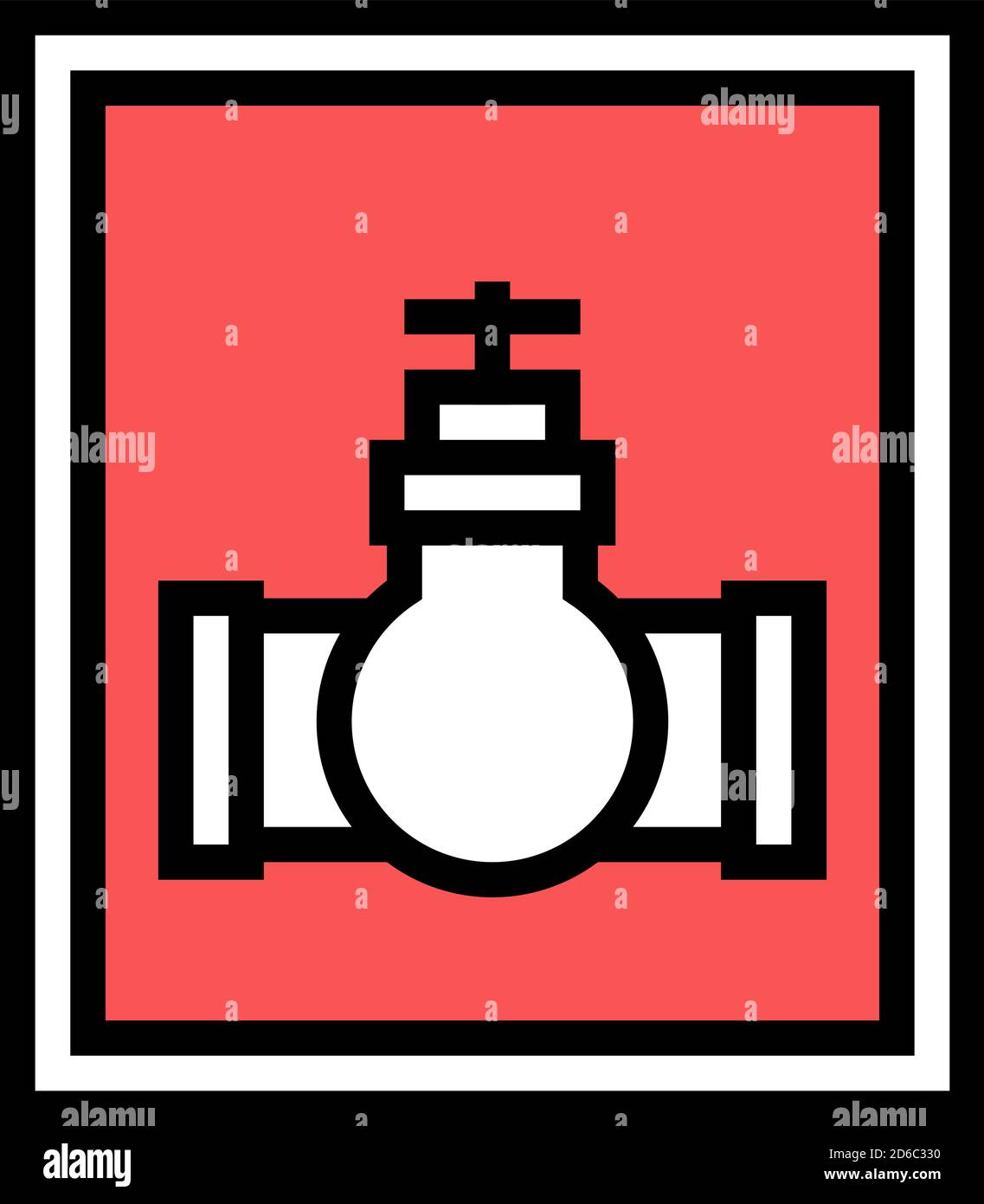 gas transportation sign color icon vector illustration Stock Vector ...
