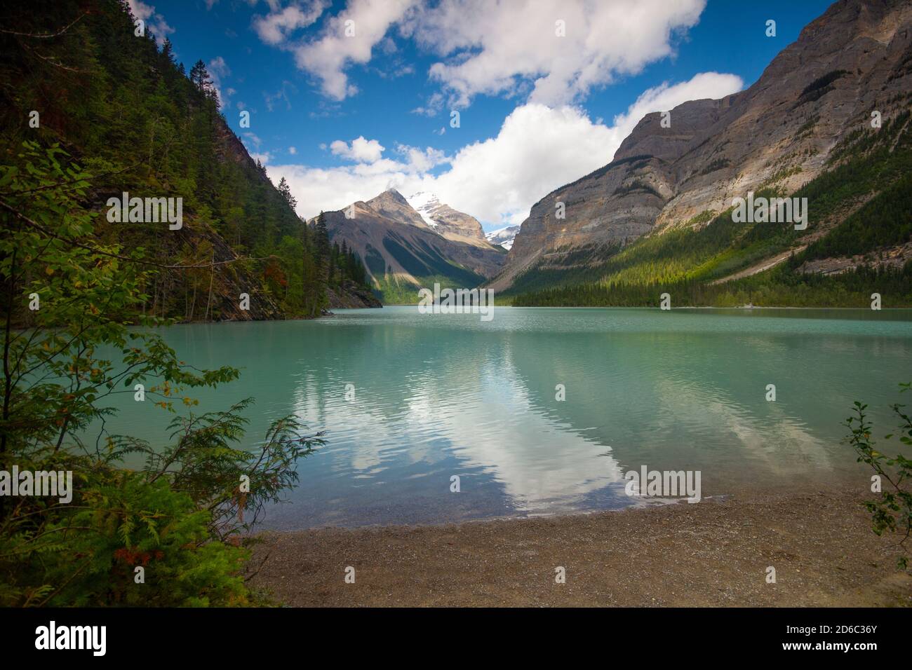 Kinney Lake near Mount Robson - British Columbia, Canada Stock Photo ...