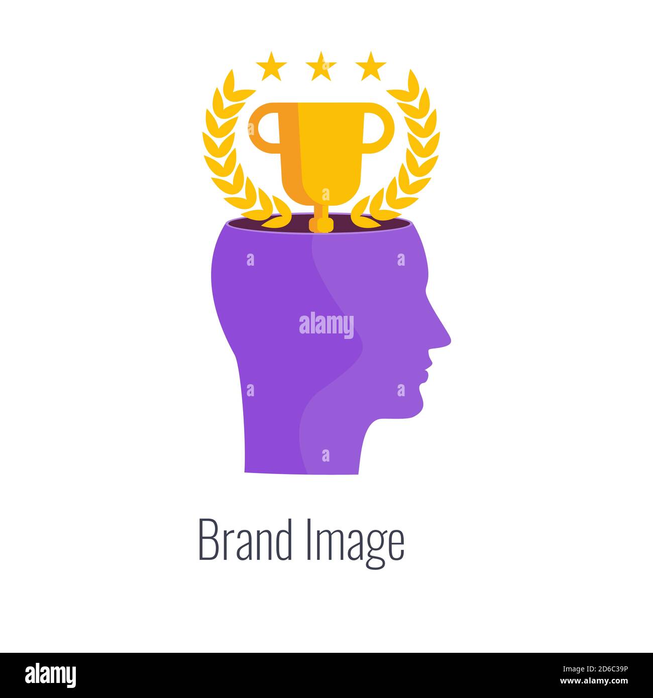 Brand in customer head Cut Out Stock Images & Pictures - Alamy