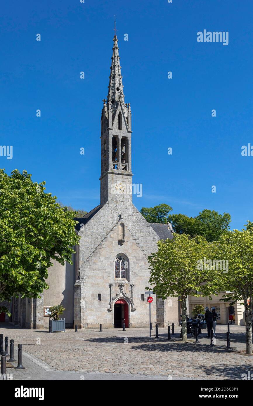 Benodet (northern France): Church of St. Thomas Becket, registered as a ...