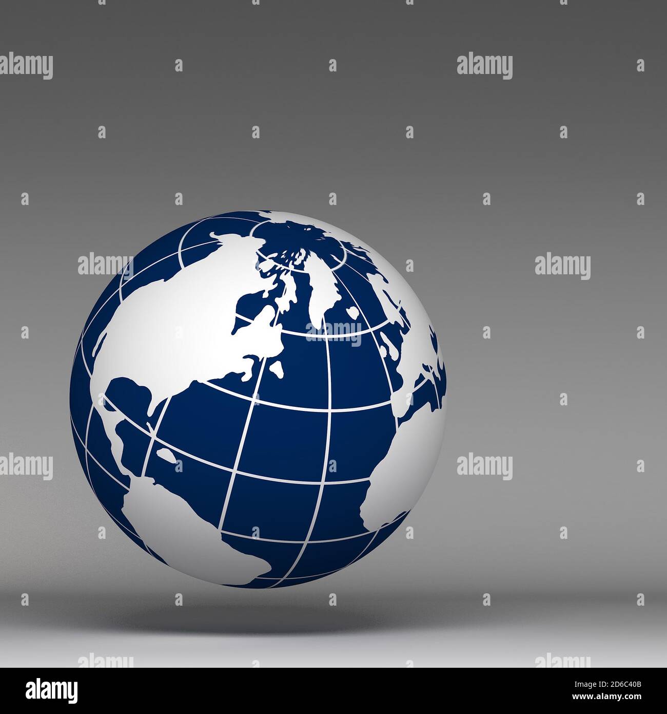 3d world globe Stock Photo - Alamy