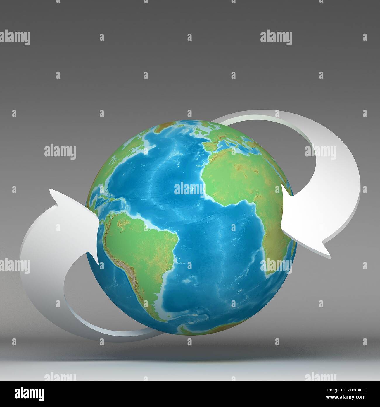 3d globe connections network design Stock Photo - Alamy