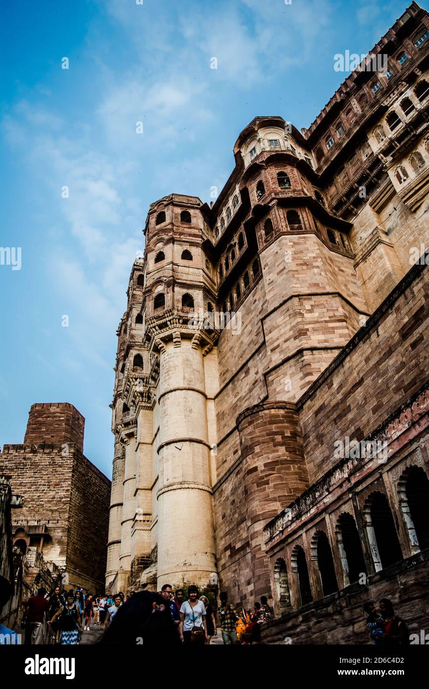 Mehrangarh or Mehran Fort, located in Jodhpur, Rajasthan, is one of the ...