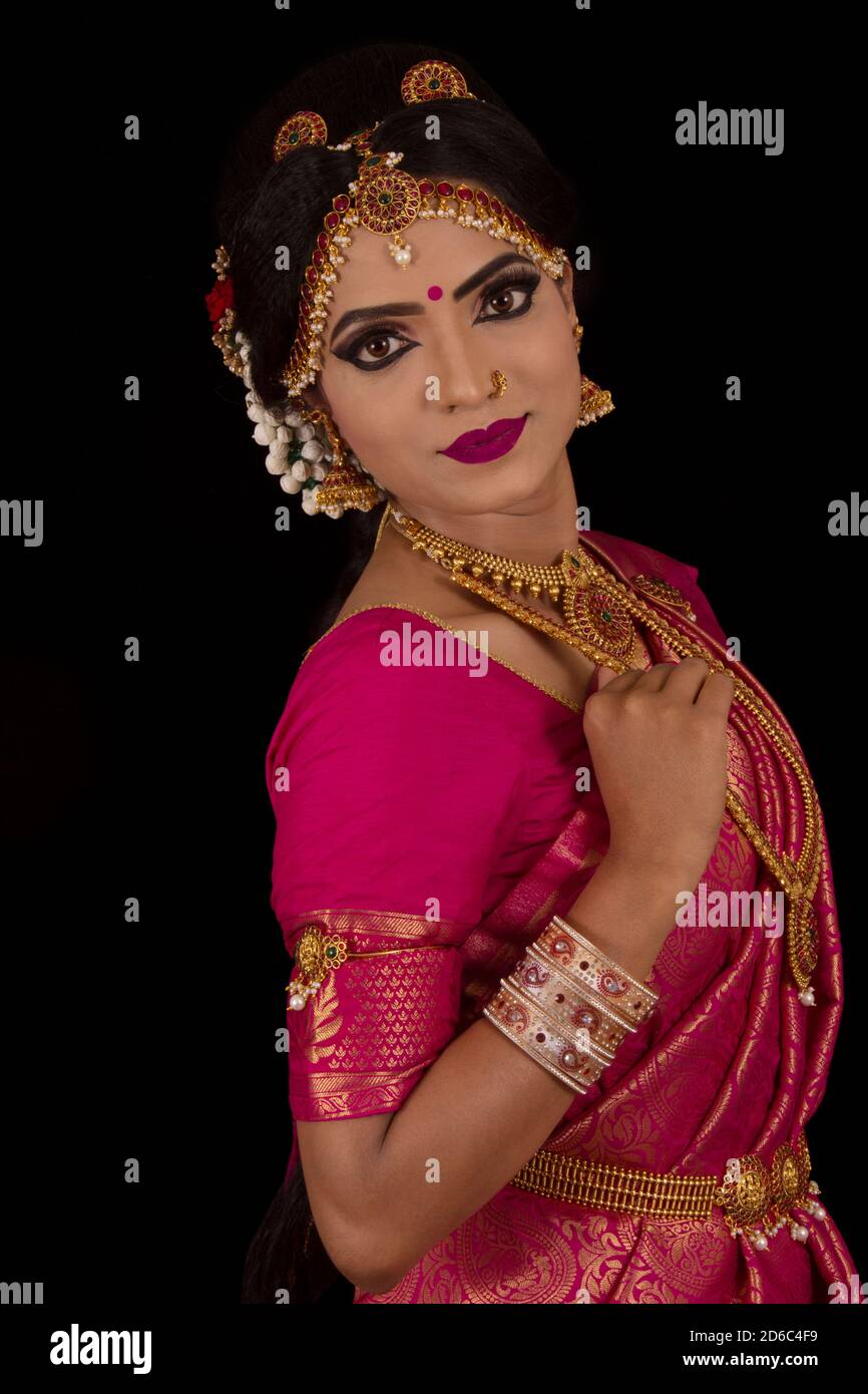South indian bridal model hi-res stock photography and images - Alamy