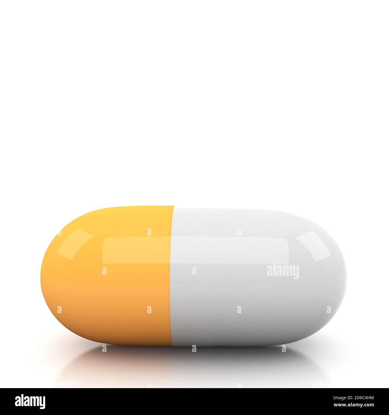 3d pill isolated on white Stock Photo - Alamy