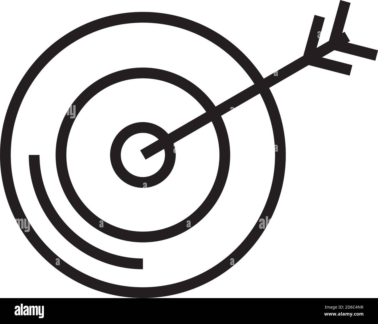Isolated target icon vector design Stock Vector Image & Art - Alamy