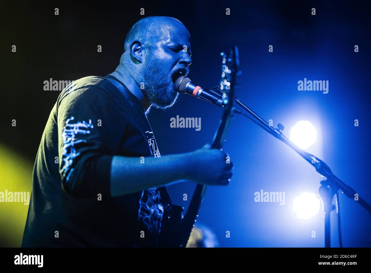 Copenhagen, Denmark. 15th, October 2020. The Danish metal band LLNN ...