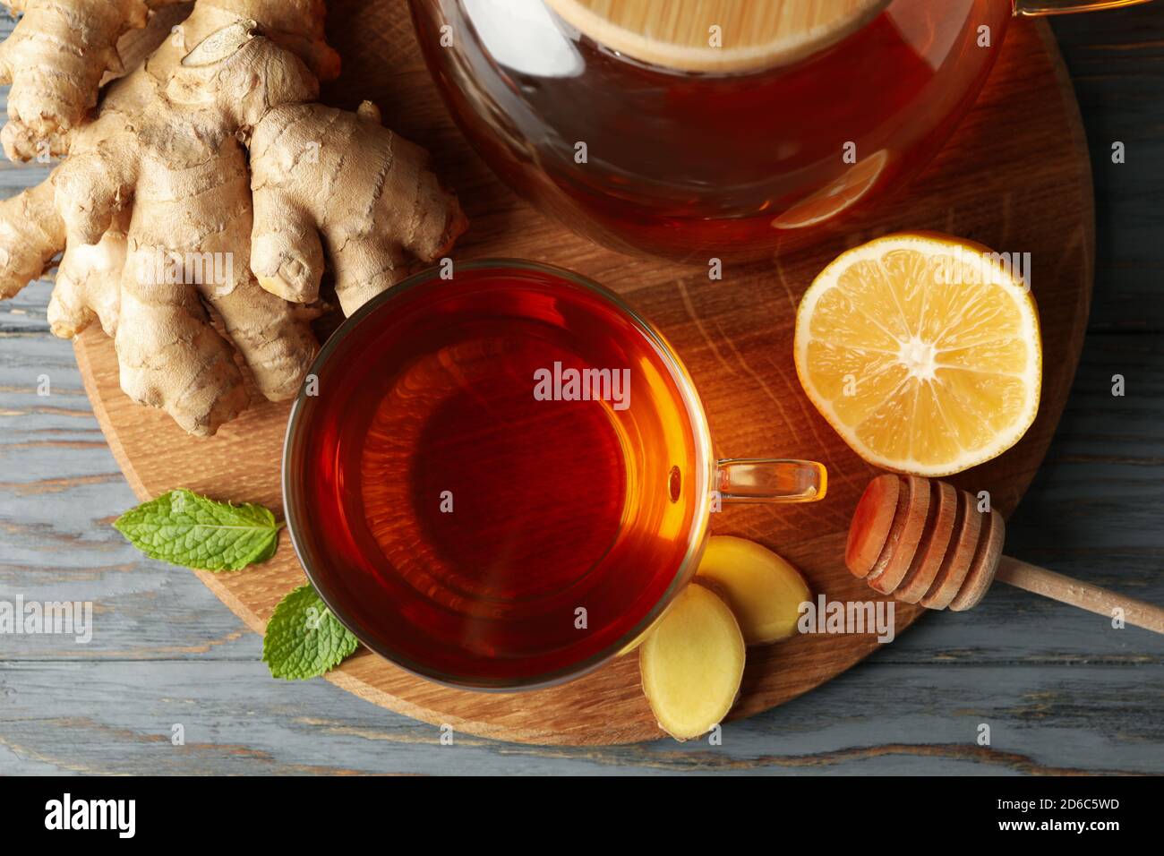 Concept breakfast ginger tea hi-res stock photography and images - Alamy