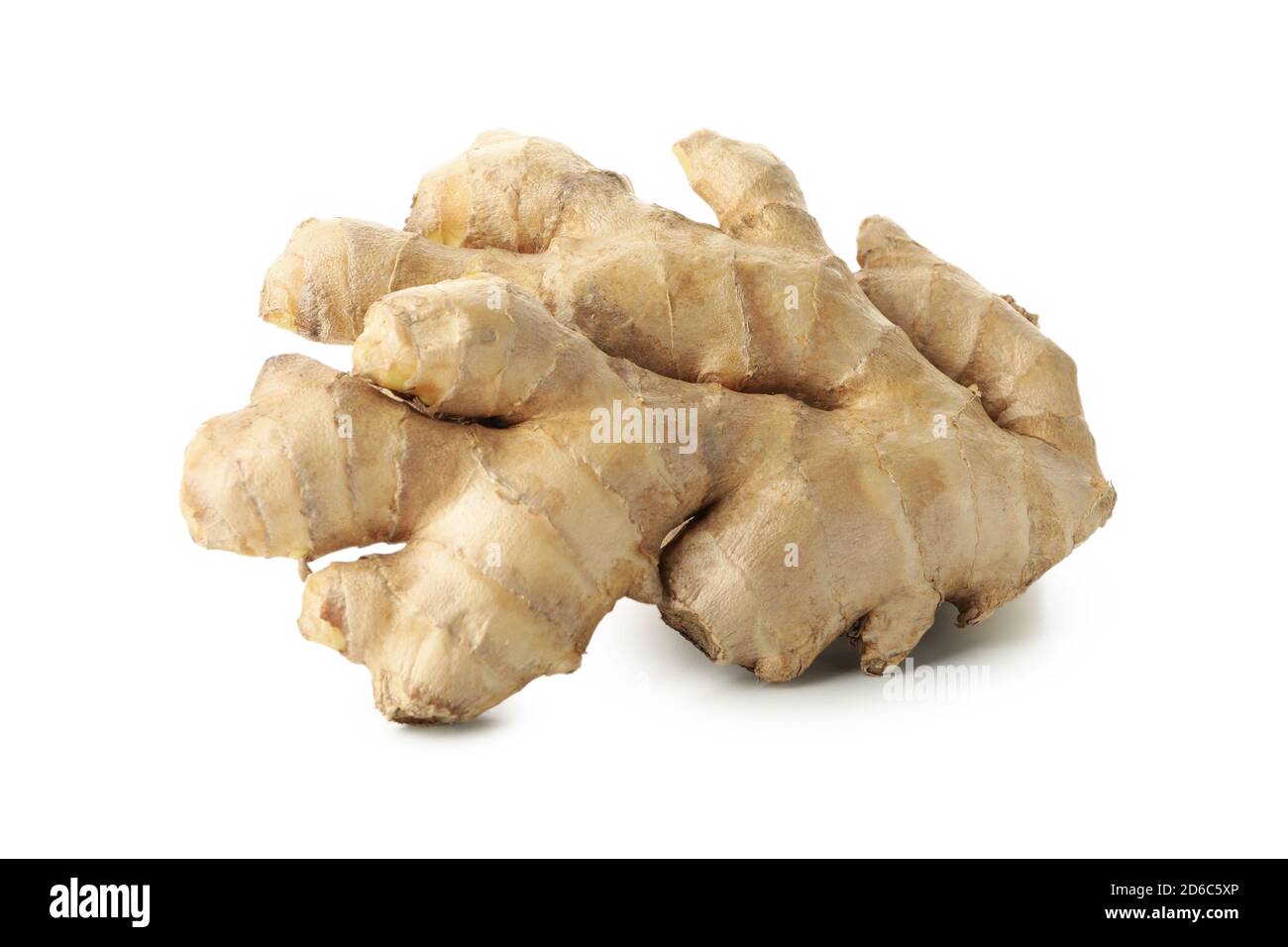 Fresh raw ginger isolated on white background Stock Photo - Alamy