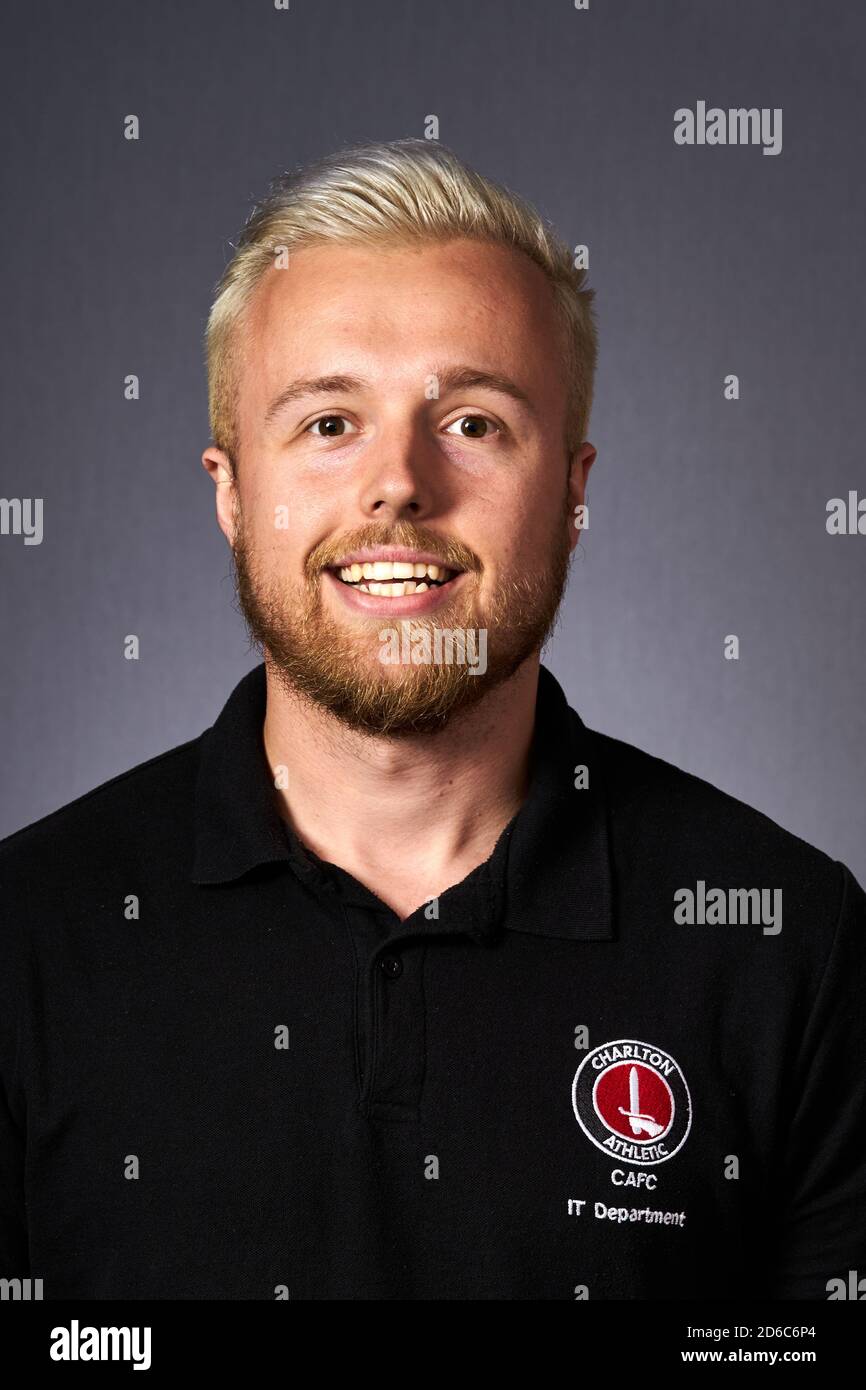 Charlton Athletic's Luke Marsh (IT Manager) during a photocall at the ...