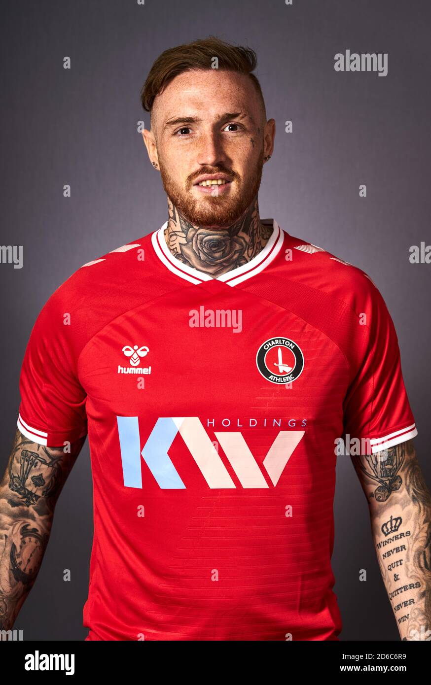 Charlton Athletic's Marcus Maddison during a photocall at the Clubs ...