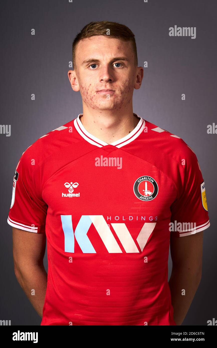 Charlton Athletic's Alfie Doughty during a photocall at the Clubs ...