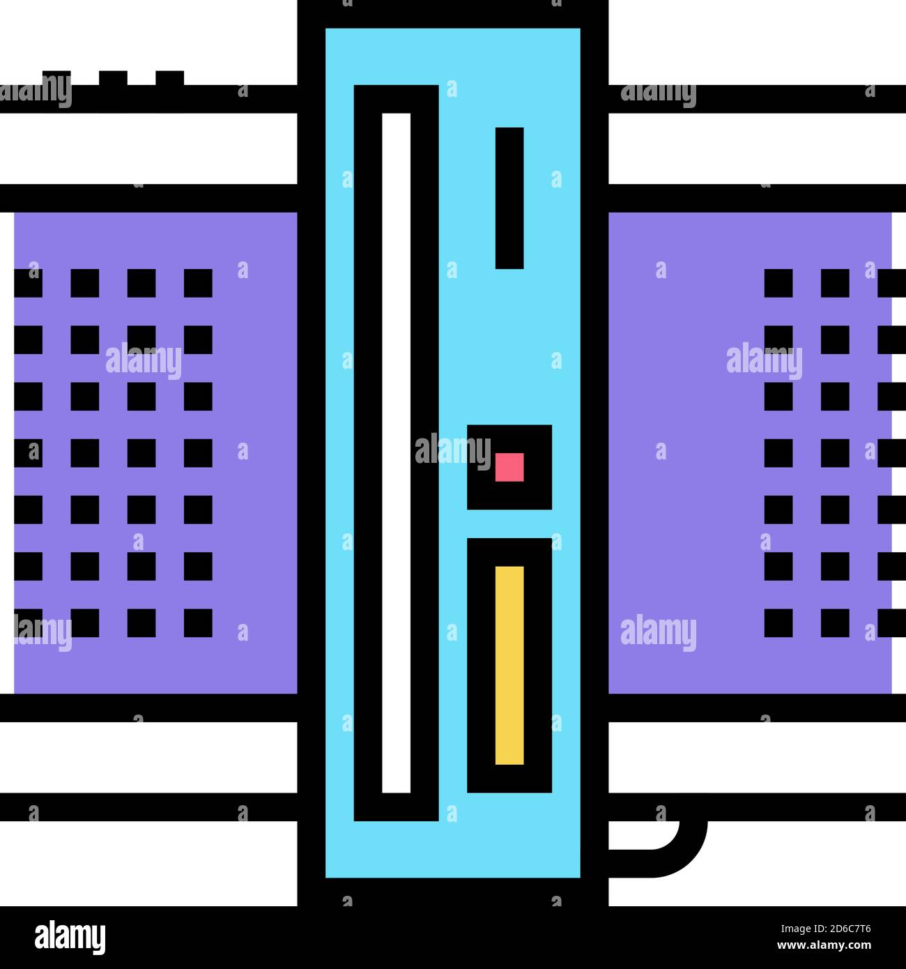 medical manufacture factory equipment color icon vector illustration ...