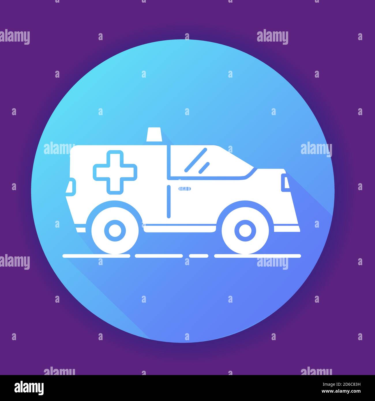 Ambulance side view Stock Vector Images - Alamy