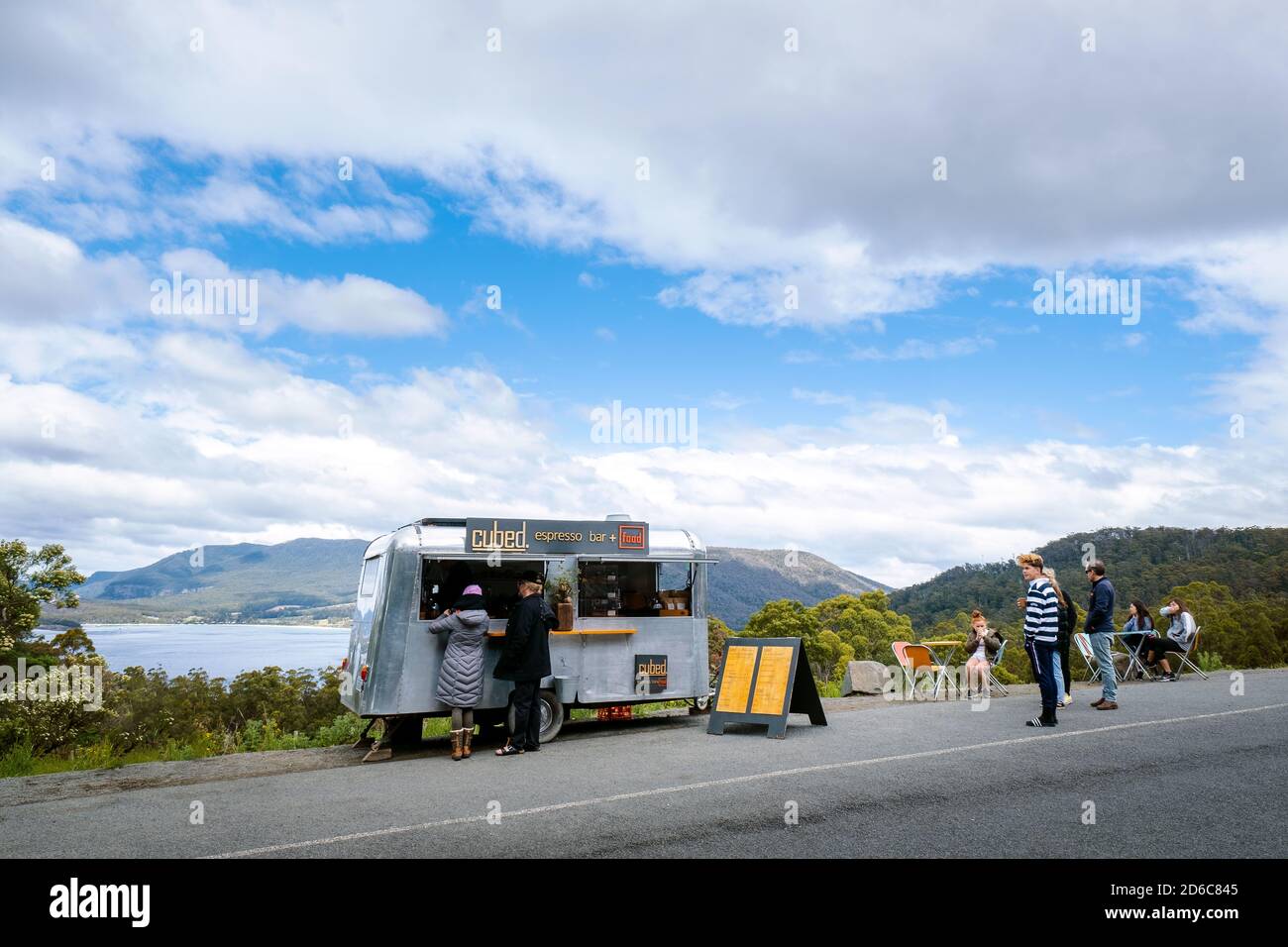 TASMANIA, AUSTRALIA - Dec 18, 2019: A coffee at Cubed becomes more than ...