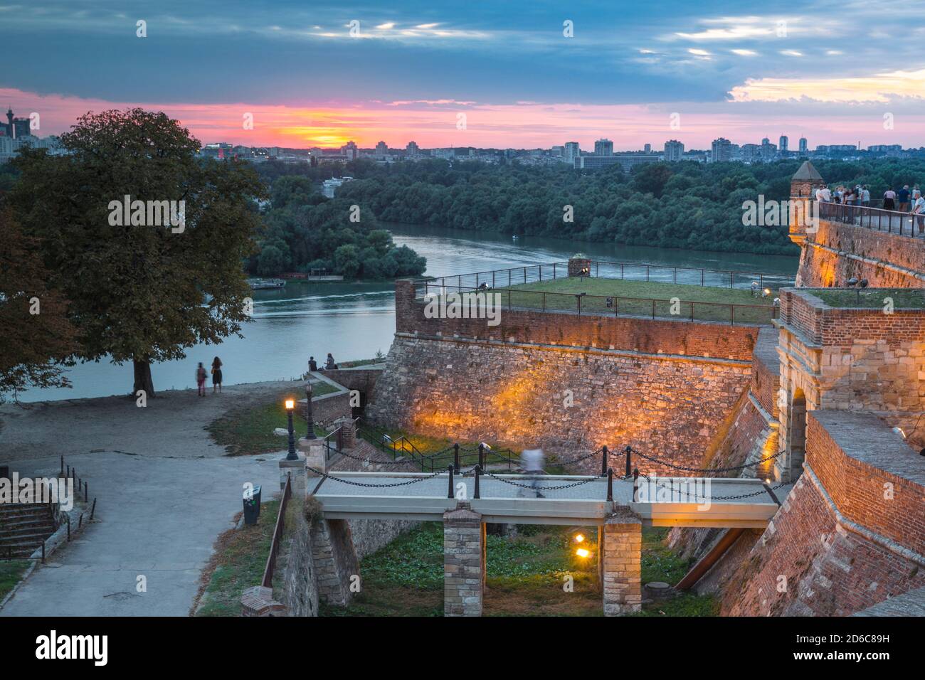 Serbia, Belgrade, Kalemegdan Park, Victor Monument at Belgrade Fortress ...