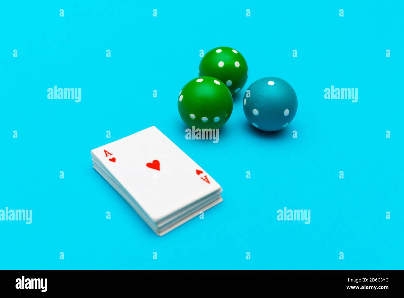 Top view ace hearts hi-res stock photography and images - Alamy