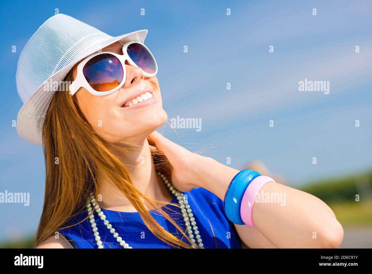 stylish young woman Stock Photo - Alamy