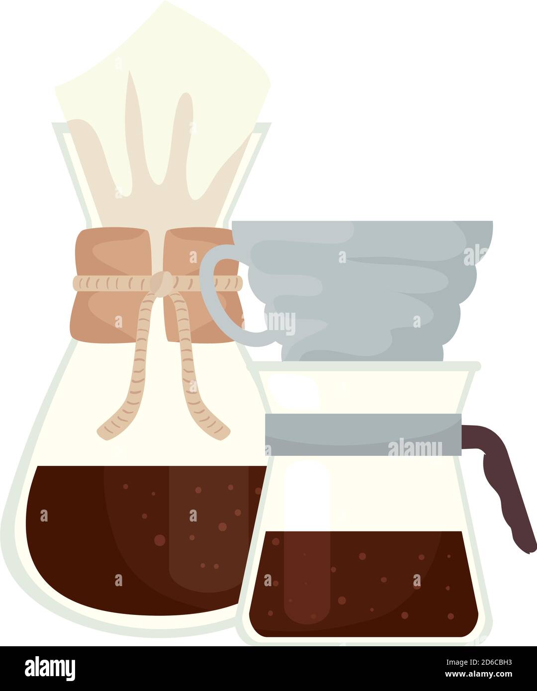 Drip coffee bag Stock Vector Images - Alamy