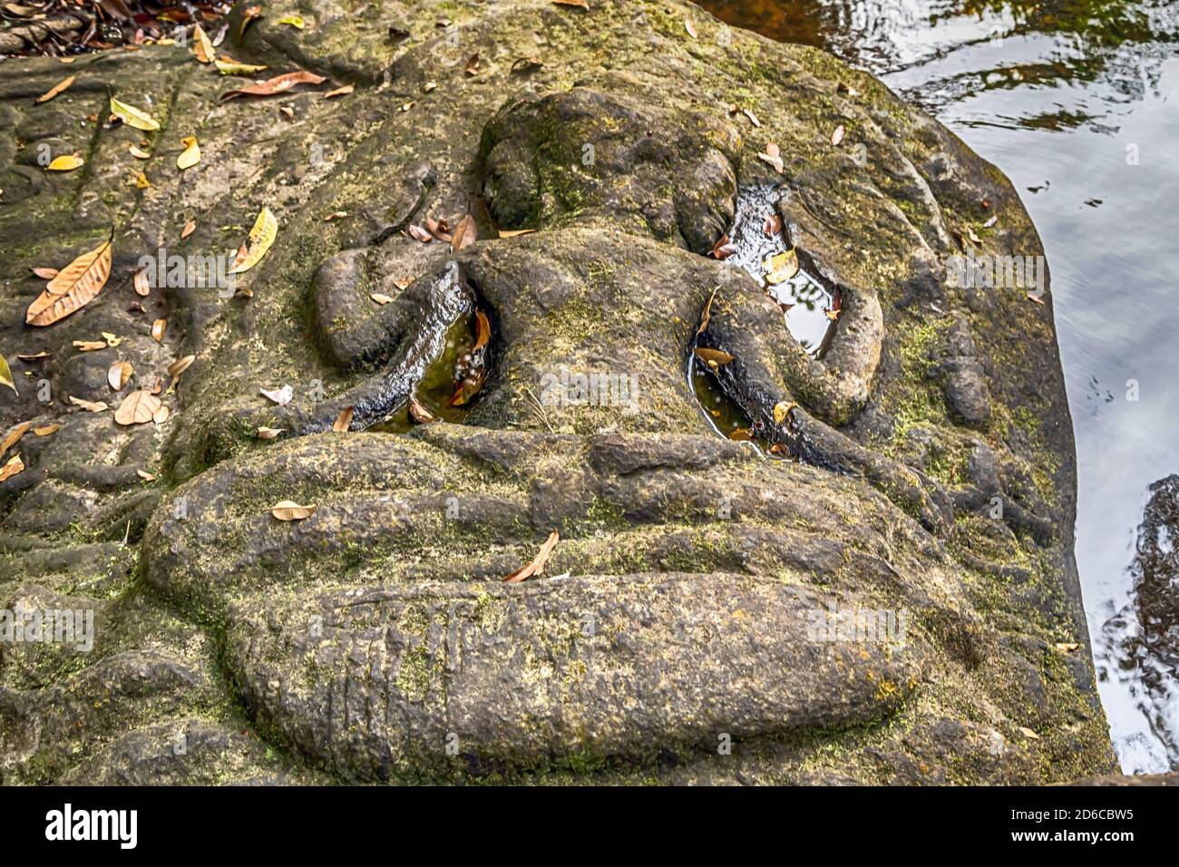 Siem Reap, Cambodia Kbal Spean This Cambodian riverbed is covered holy ...