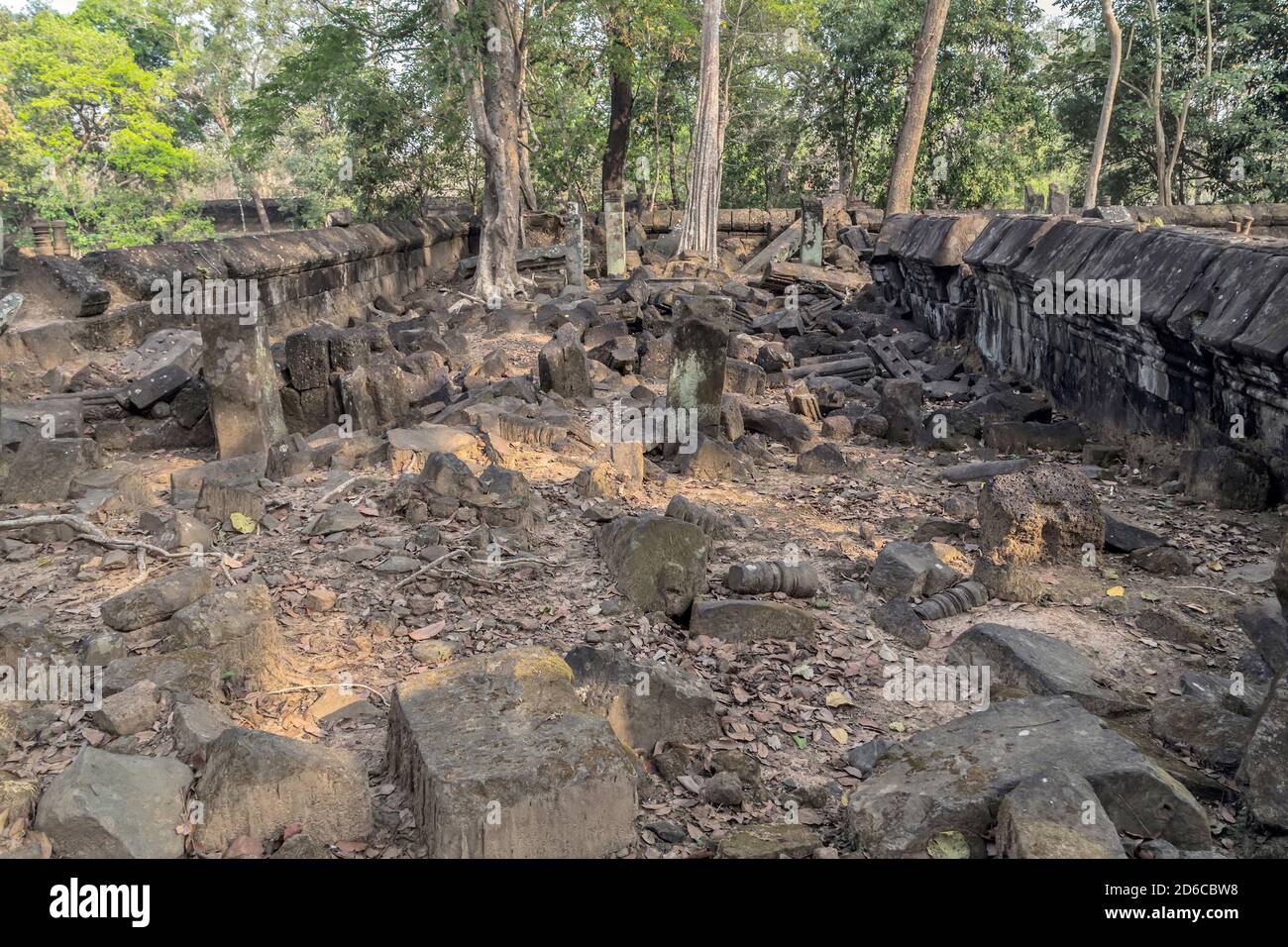 Prasat Krahom Hindu Temple in Koh Ker. Koh Ker temples group famous ...