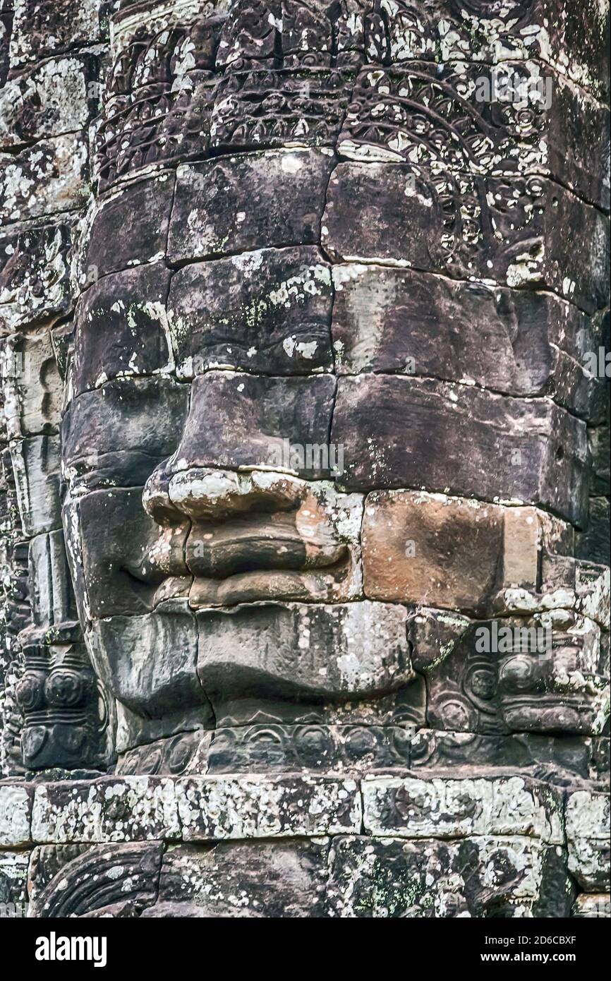 Stone bas relief statue of Buddha Stock Photo - Alamy