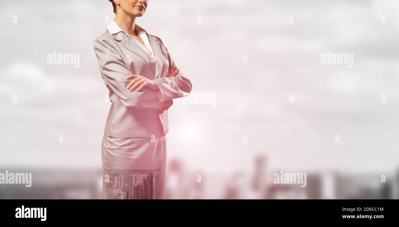 Confident business leader Stock Photo - Alamy