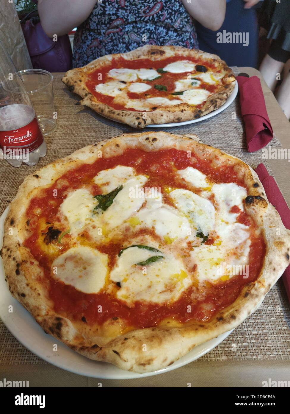 Classic naples pizza in Italy Stock Photo - Alamy