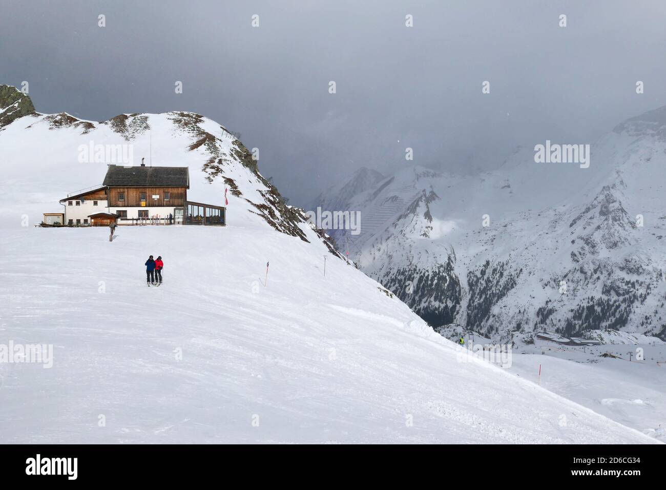 The Hintertux Glacier ski resort in Tyrol Alps, Austria Stock Photo - Alamy
