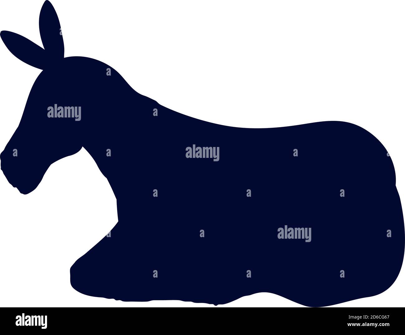 Donkey shape vector Cut Out Stock Images & Pictures - Alamy
